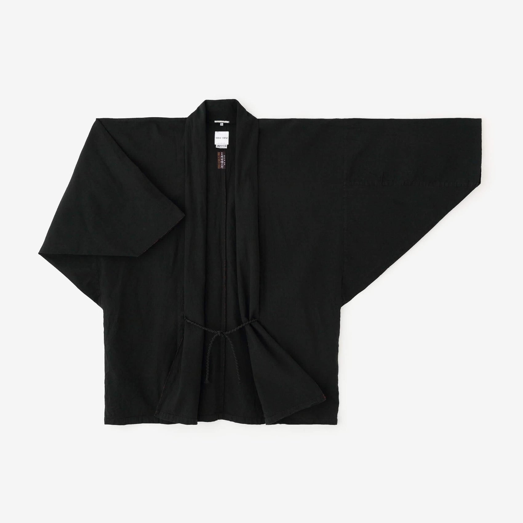 Isemomen Cotton 20/20 Linen Blend Triangular Sleeve Short Coat Single