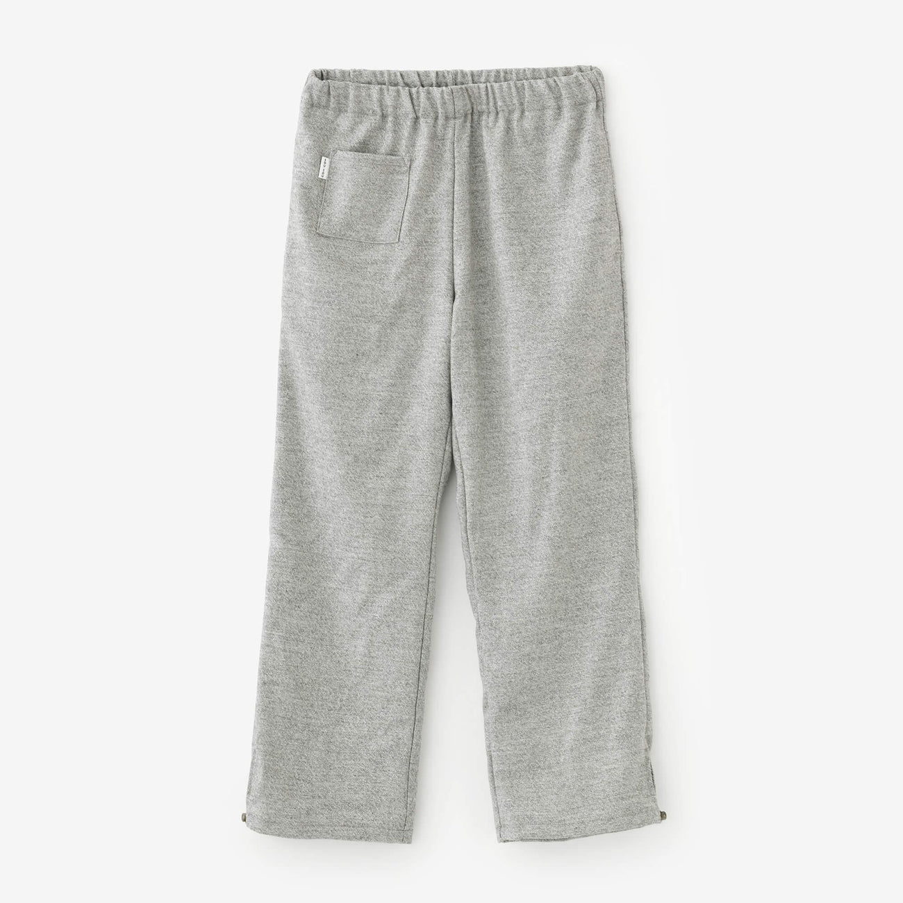 Woolen Yarn Slim-type Monpe Pants with Lining / Light Grey