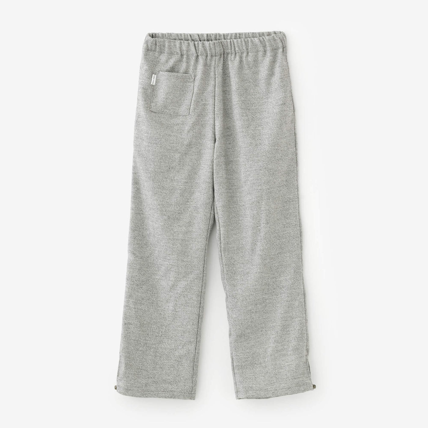 Woolen Yarn Slim-type Monpe Pants with Lining / Light Grey