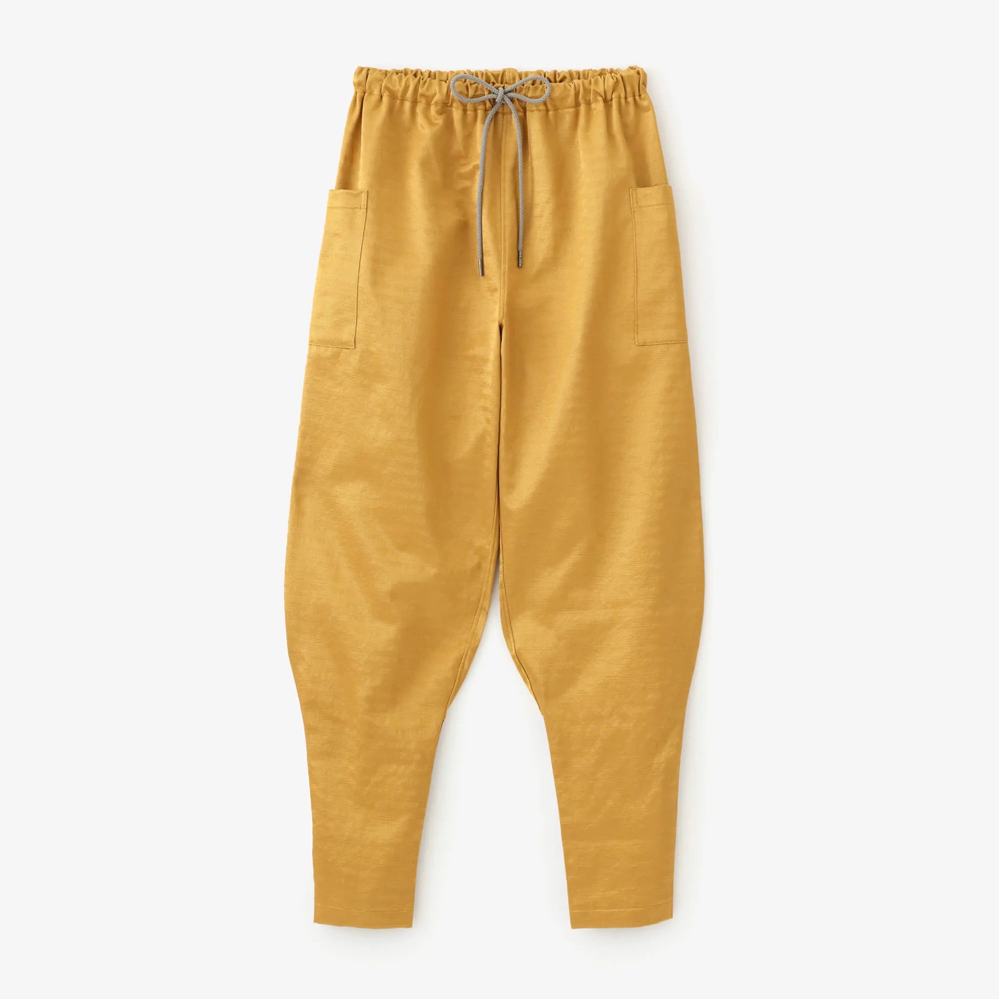 Dobby Weave Harem Pants / Gold