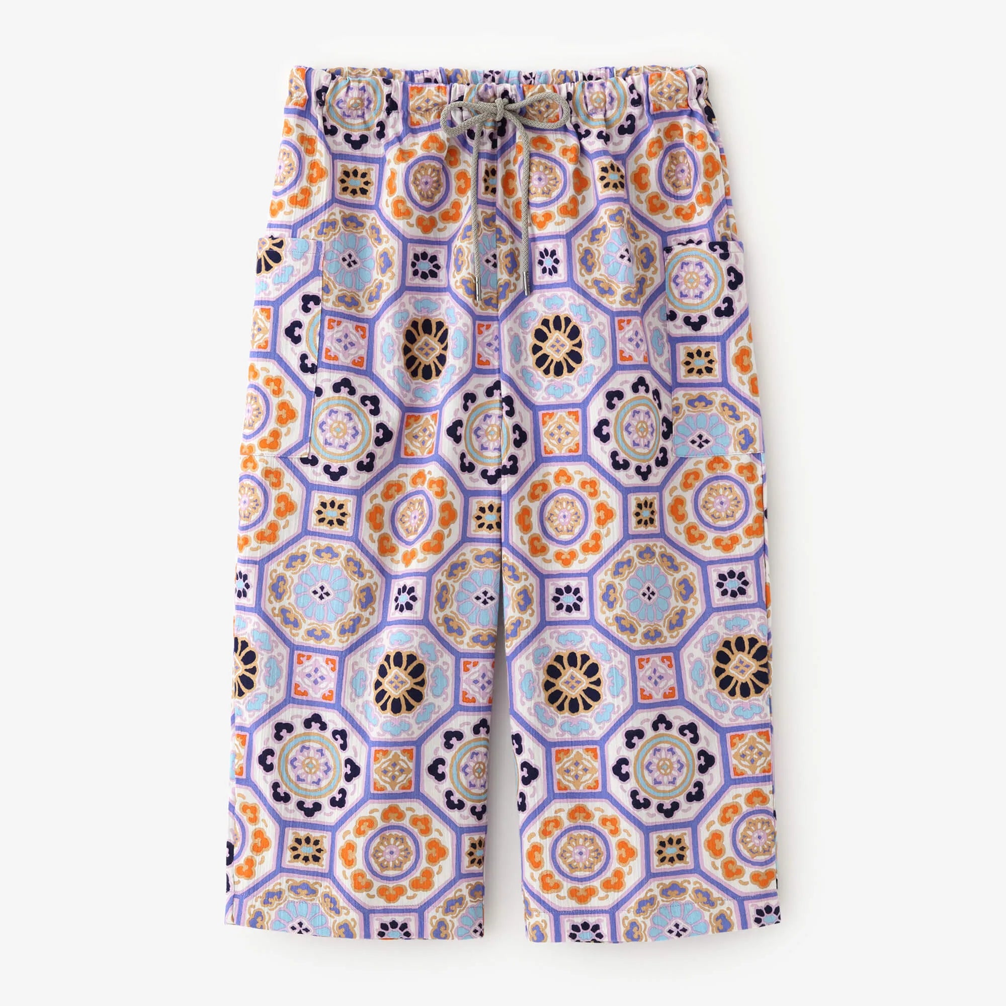 Chizimi Cotton 20/20 Skinny Pants / Gorgeous Lilac Color (Beni Fuji Pa