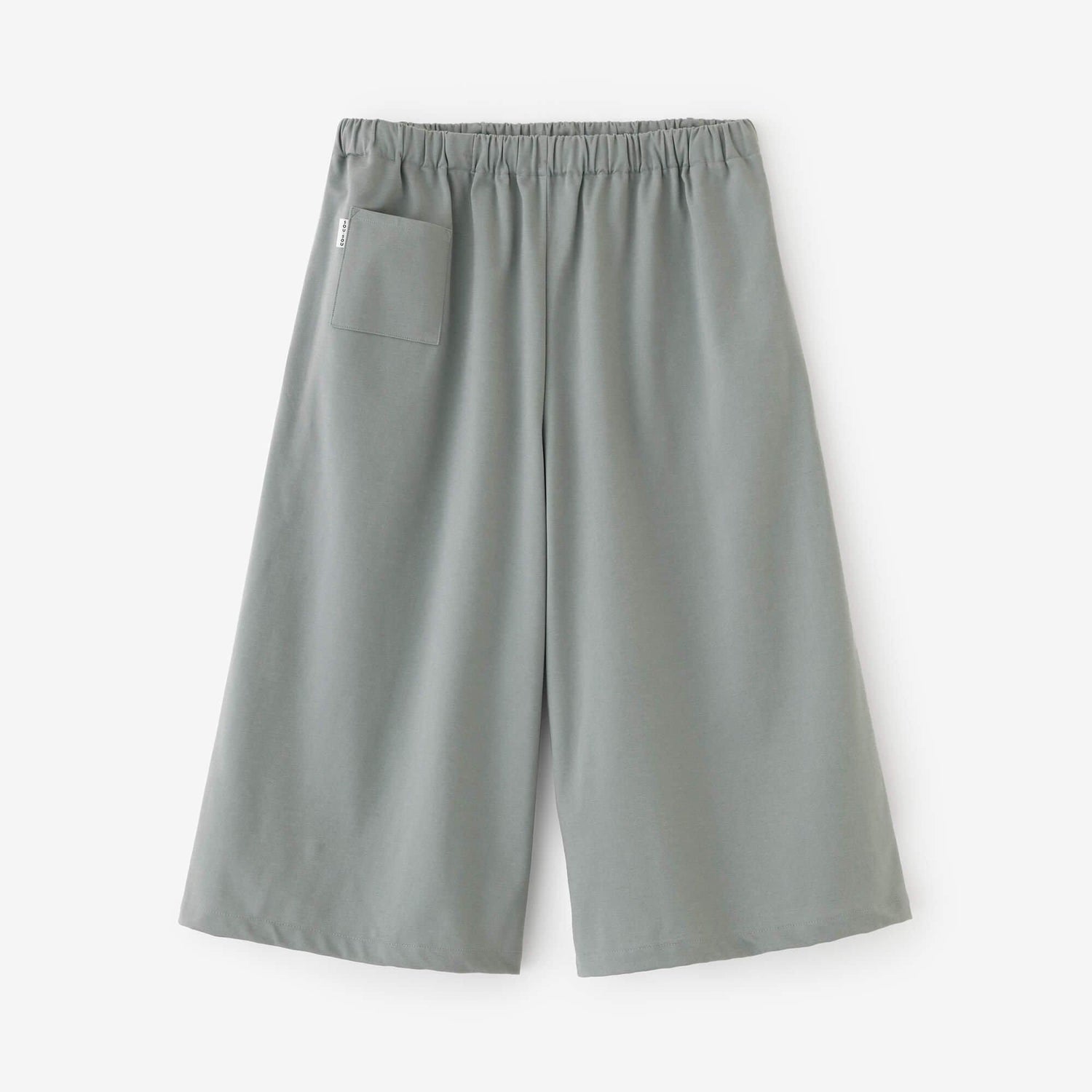 Mockrody Wide-legged Pants Short Length / Grey