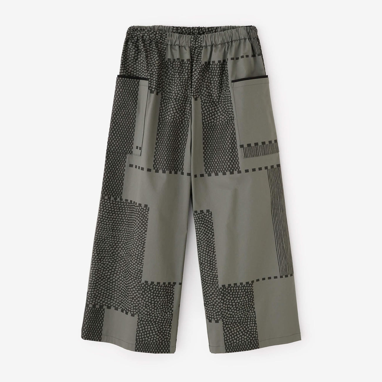 Shin Reverse Twill Square Pockets Monpe Pants / Manuki Turtledove Colo