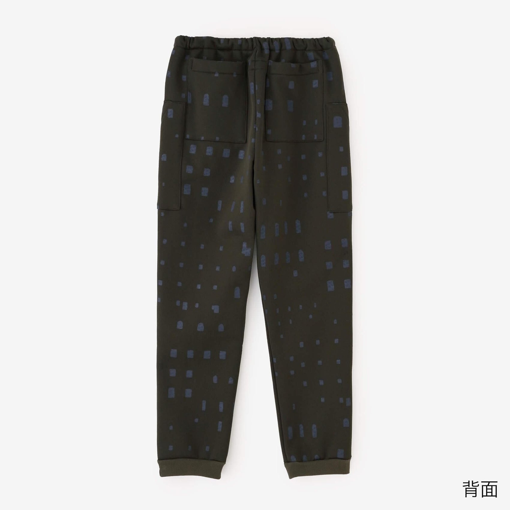 Latch Pile Knit BIKE Pants / Olive Green × Windows