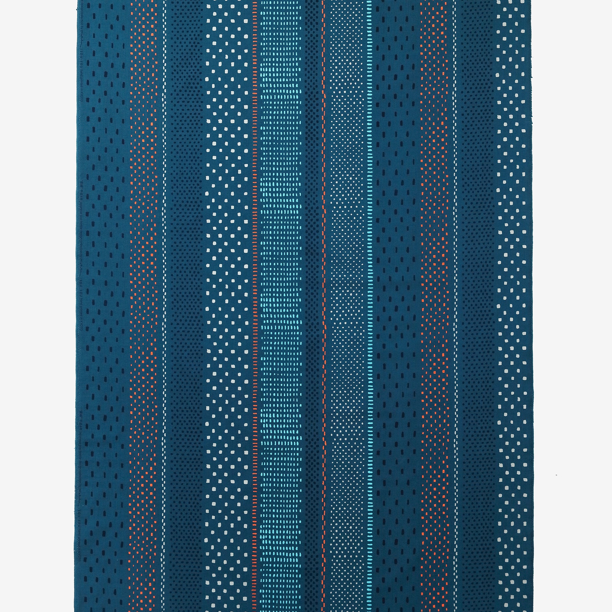 Textile sold in cuts (21 Count Plain Weave / Hail Stripes