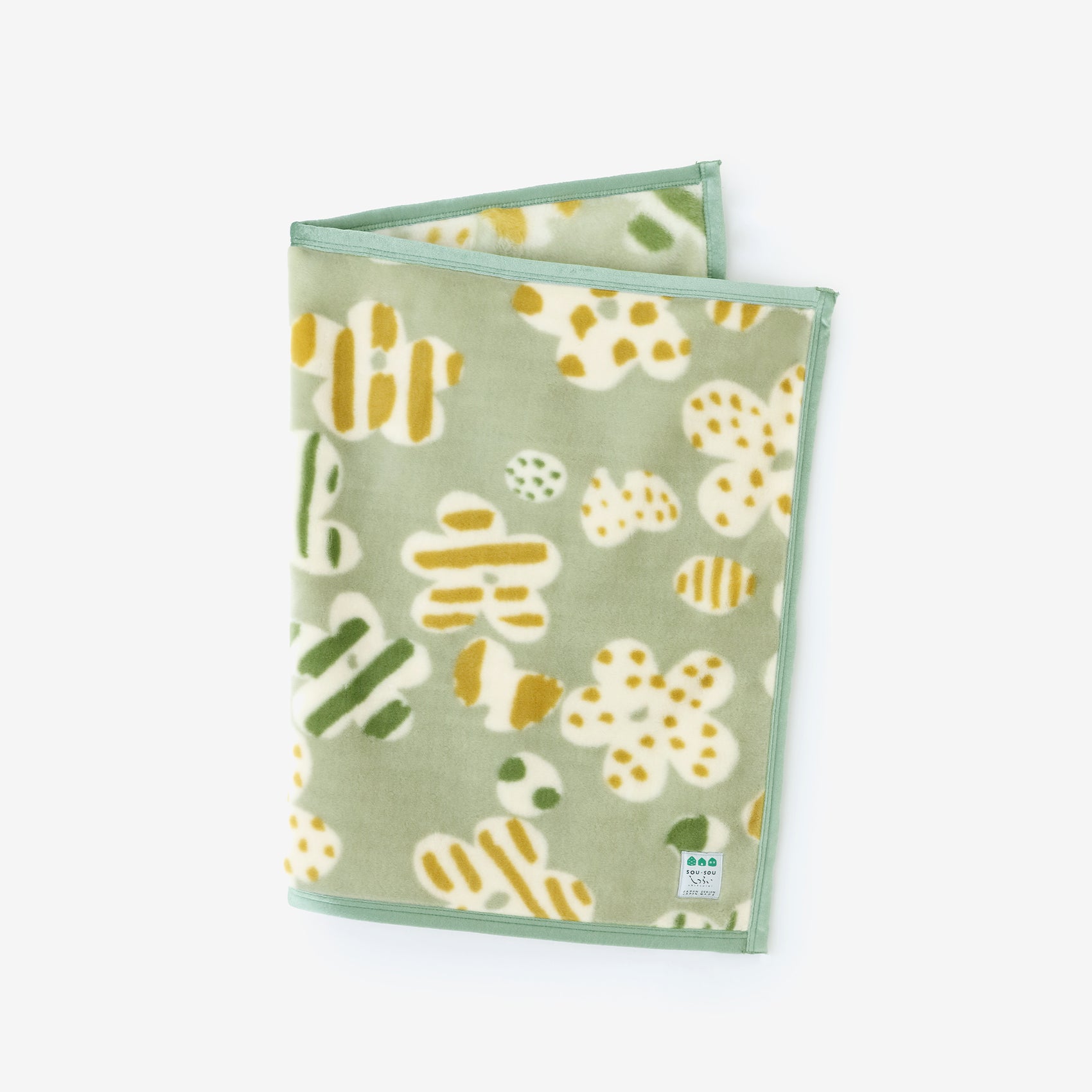 SOU・SOU×森弥毛織 アクリルひざ掛け／はじける2